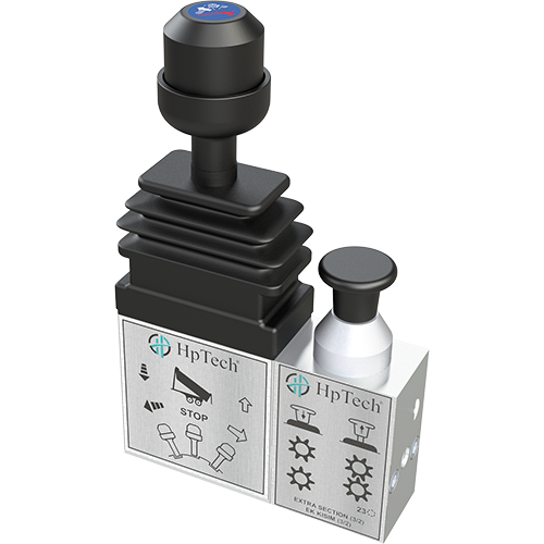 Hydraulic Pneumatic Technology | M.J. Side Outlet PTO Button Mounted